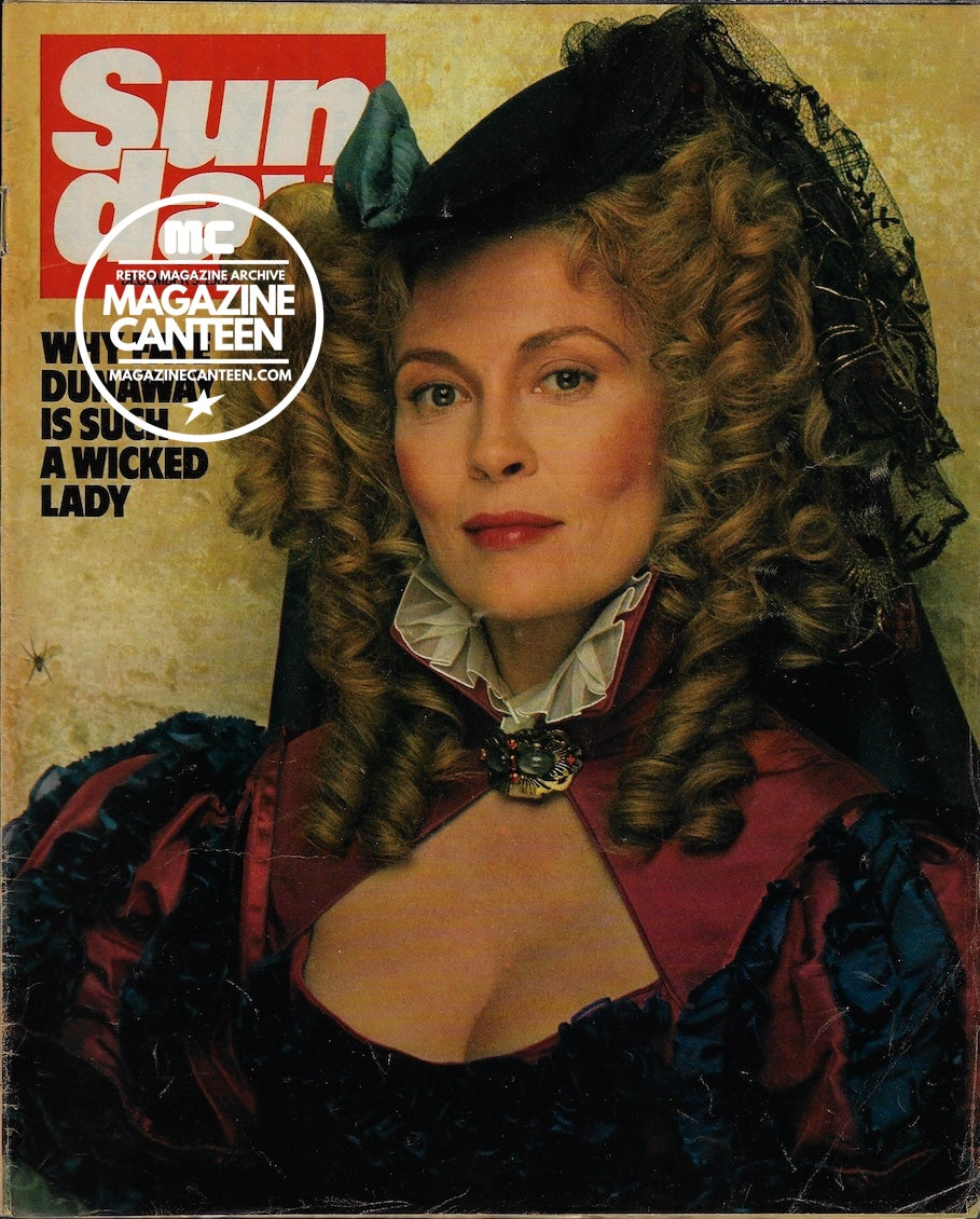 Sunday Magazine - Faye Dunaway DREW BARRYMORE John Denver – magazine canteen
