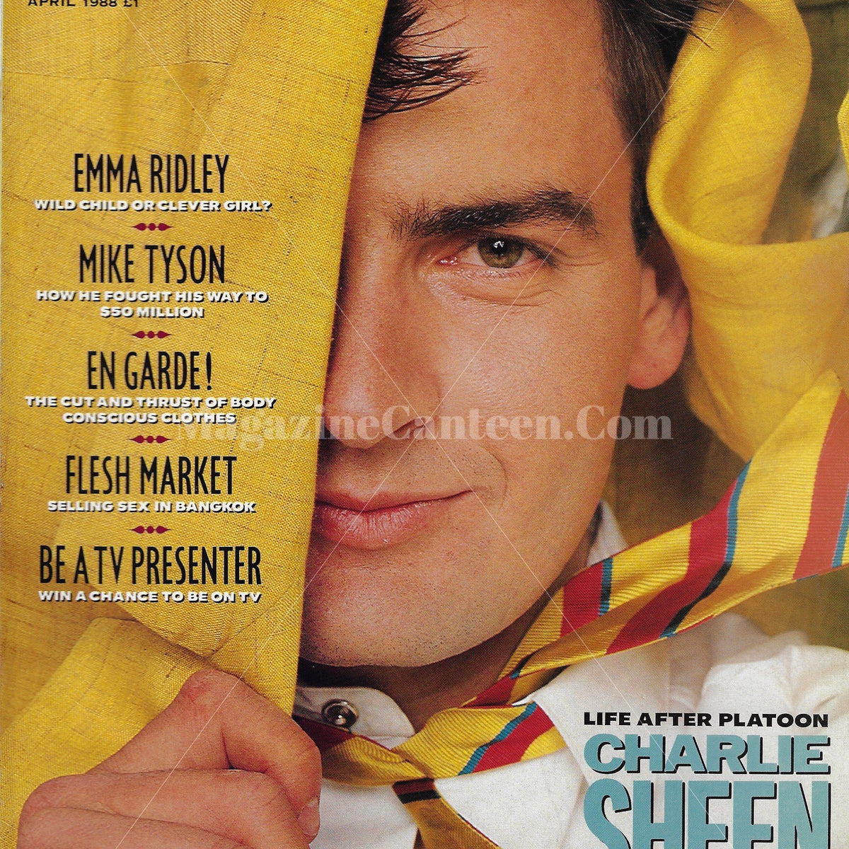 Sky Magazine - Charlie Sheen – magazine canteen