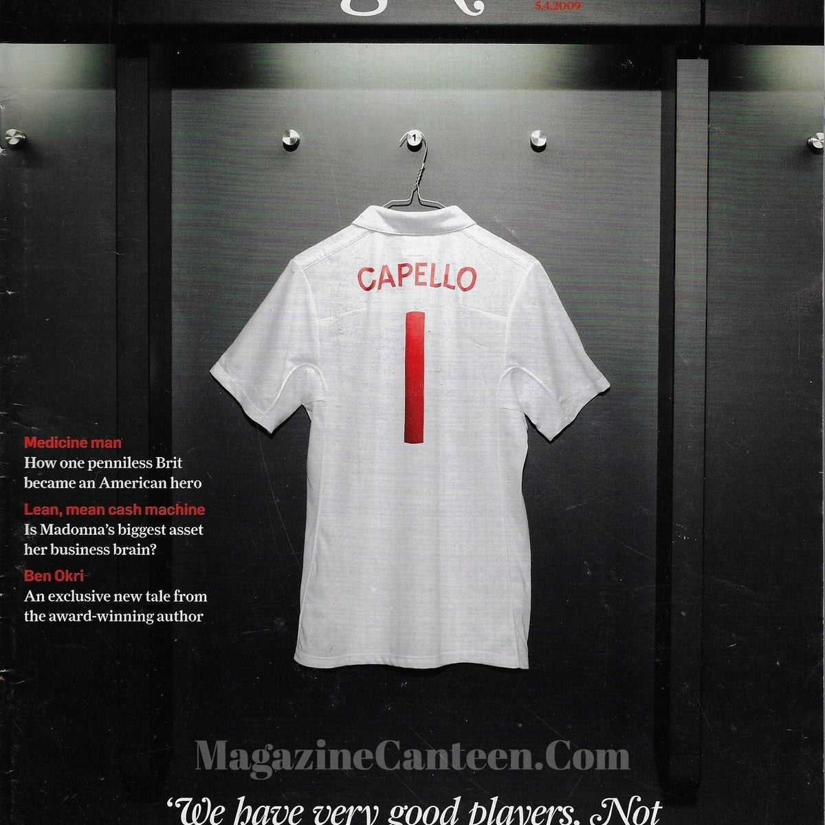 The Sunday Times Magazine - Fabio Capello – magazine canteen