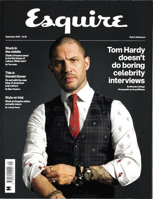 Esquire Magazine - Tom Hardy 2018 – magazine canteen