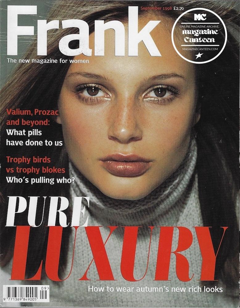 Frank Magazine - Bridget Hall ANNA FRIEL Maggie Rizer VINNIE JONES – magazine canteen