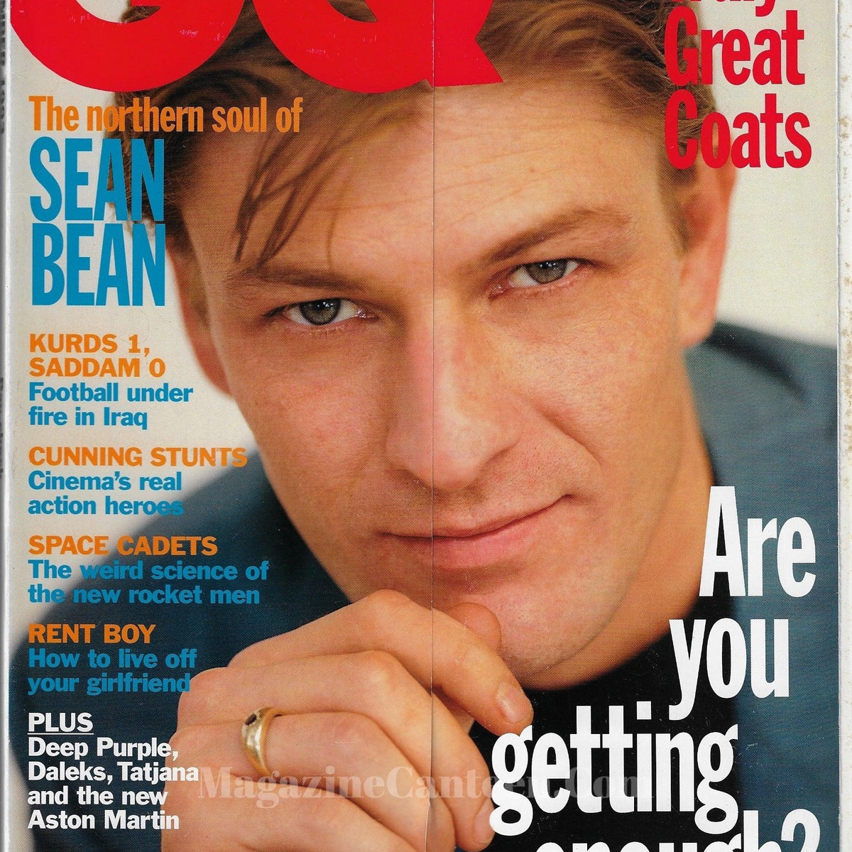 GQ Magazine November 1993 - Sean Bean – magazine canteen