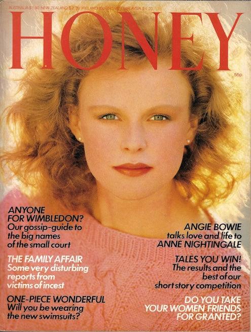 Honey Magazine - Angie Bowie MARTIN BRADING John Peel – magazine canteen