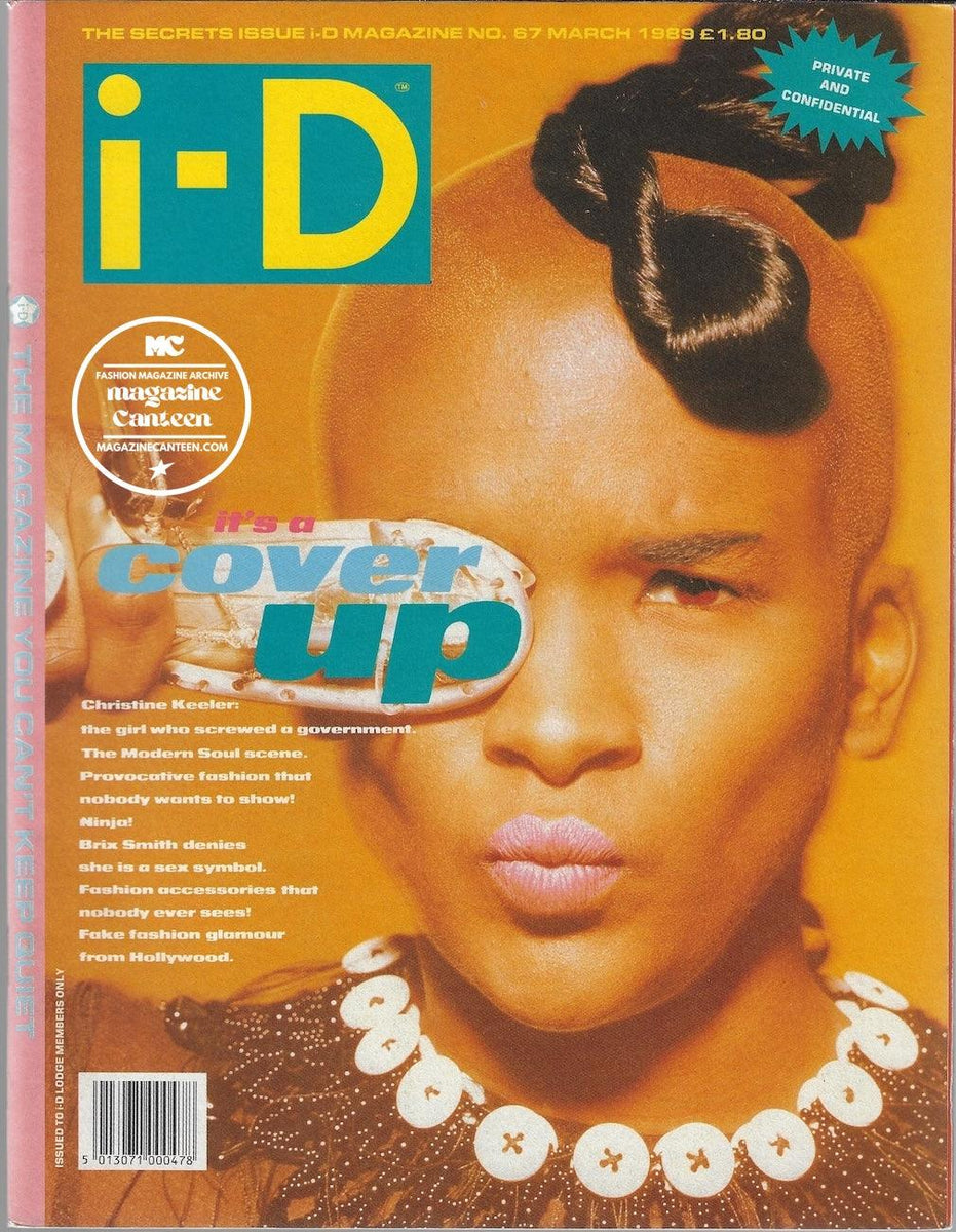 I-D Magazine 67 - The Secrets Issue Christine Keeler 1989 – magazine canteen