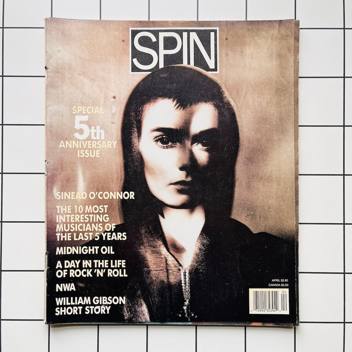 Spin Magazine - Sinead O'Connor 1990 – magazine canteen