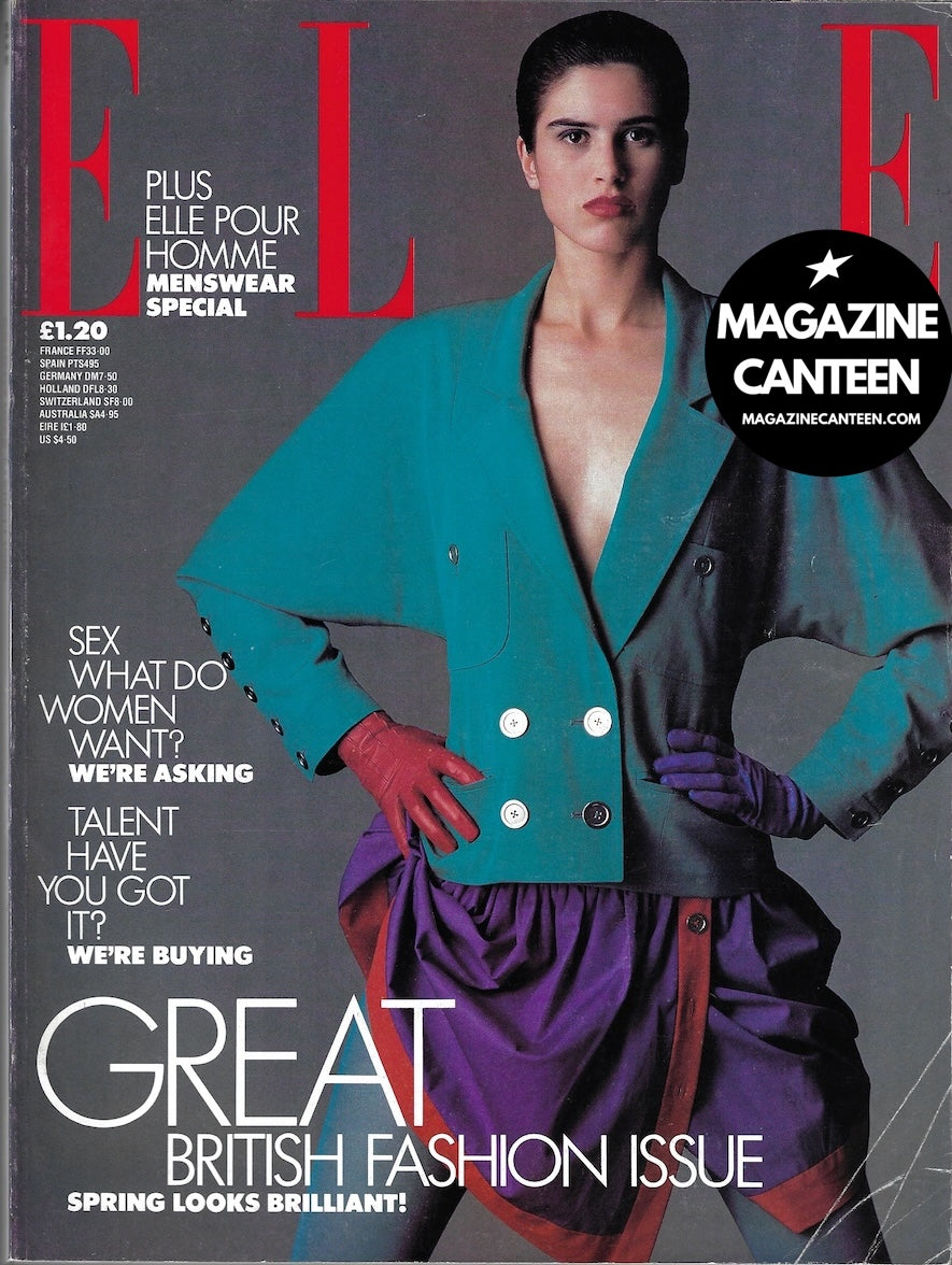 Elle Magazine - NAOMI CAMPBELL John Galliano MORRISSEY Veronica Webb – magazine canteen