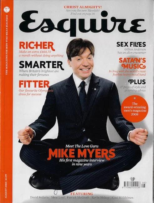 Esquire Magazine - Mike Myers Gillian Anderson – magazine canteen