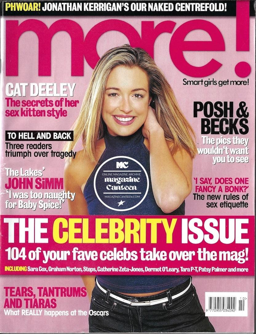 More Magazine - Cat Deeley JOHN SIMM Faye Tozer STEPS – magazine canteen