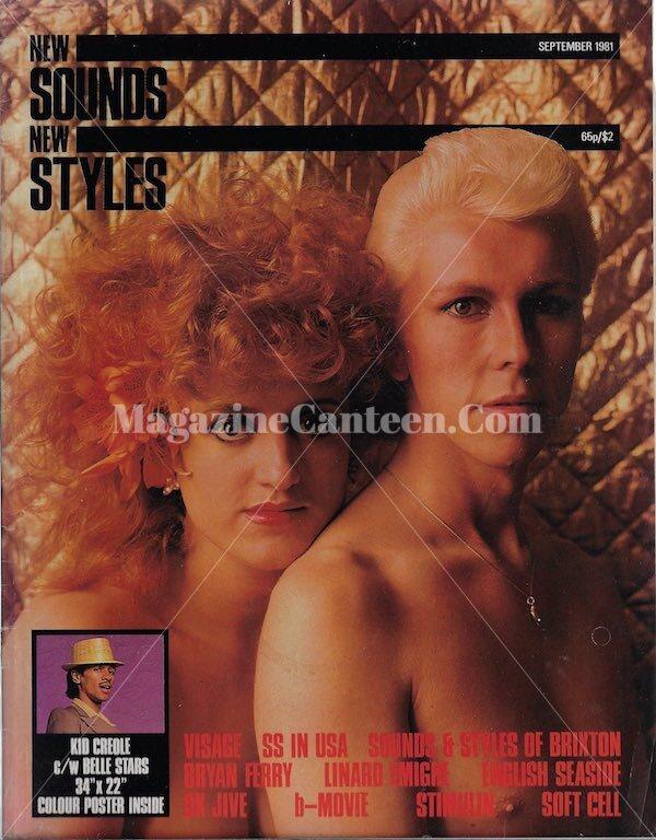 New Sounds New Styles 1981 - Biddie N Eve Steve Strange – magazine canteen