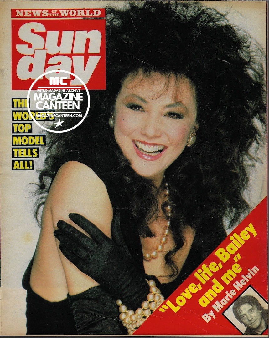 Sunday Magazine - MARIE HELVIN Peter Stringfellow – magazine canteen