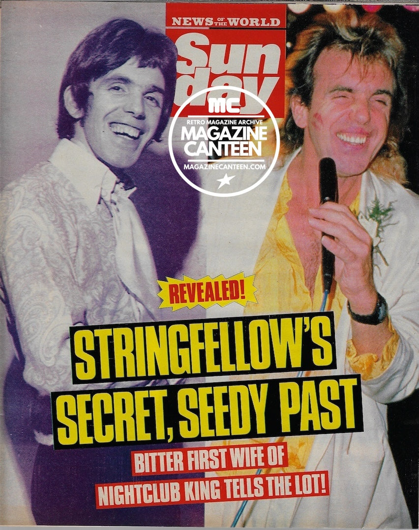 Sunday Magazine - Peter Stringfellow – magazine canteen