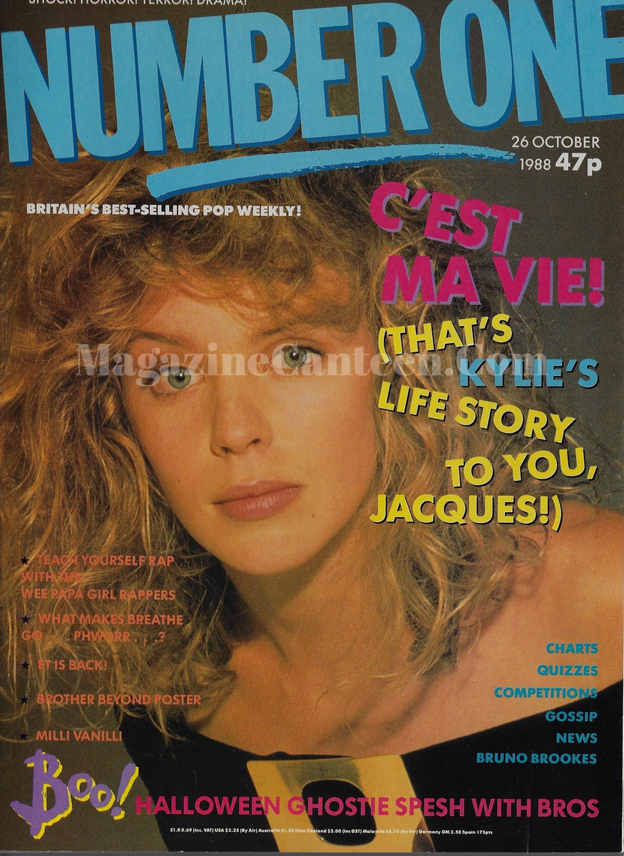 Number One Magazine - Kylie Minogue – magazine canteen