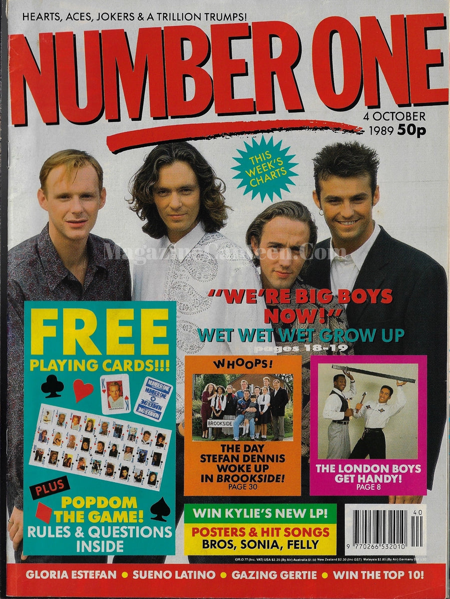 Number One Magazine - Wet Wet Wet – magazine canteen