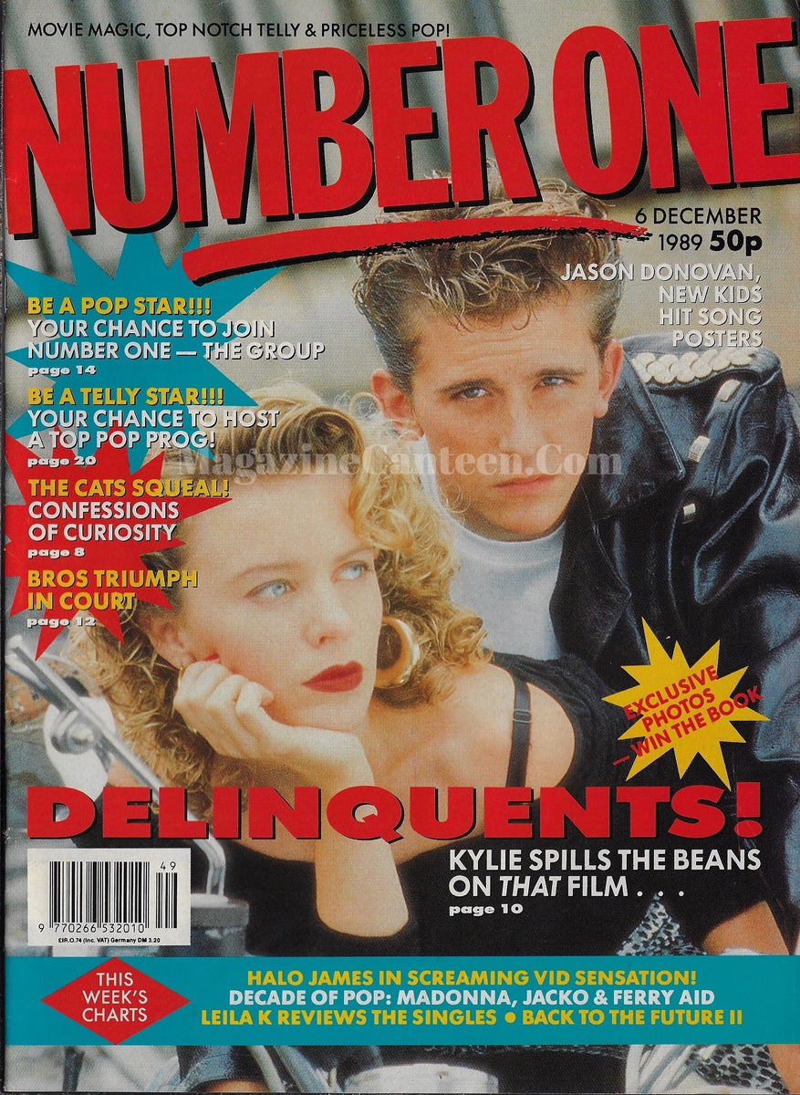 Number One Magazine - Kylie Minogue – magazine canteen