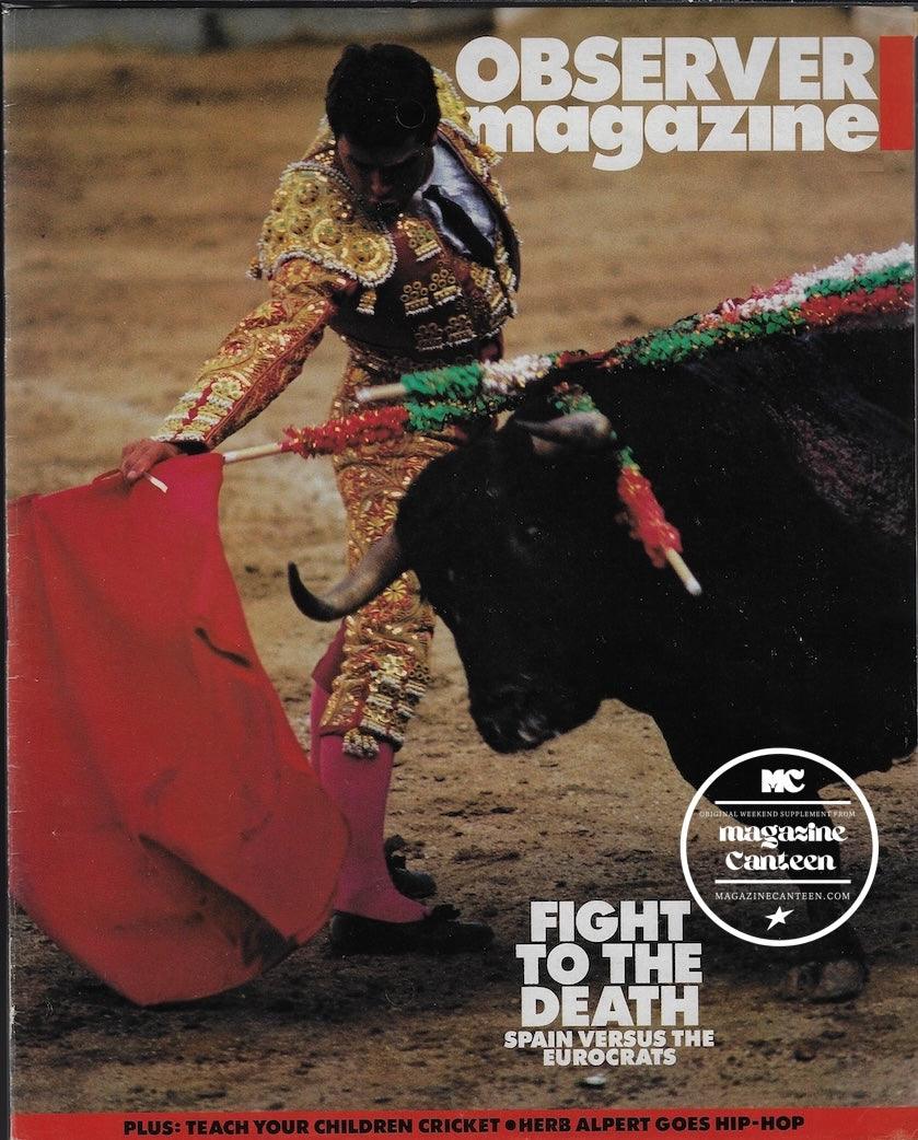 The Observer Magazine - Mike Abrahams GRAHAM RUST – magazine canteen