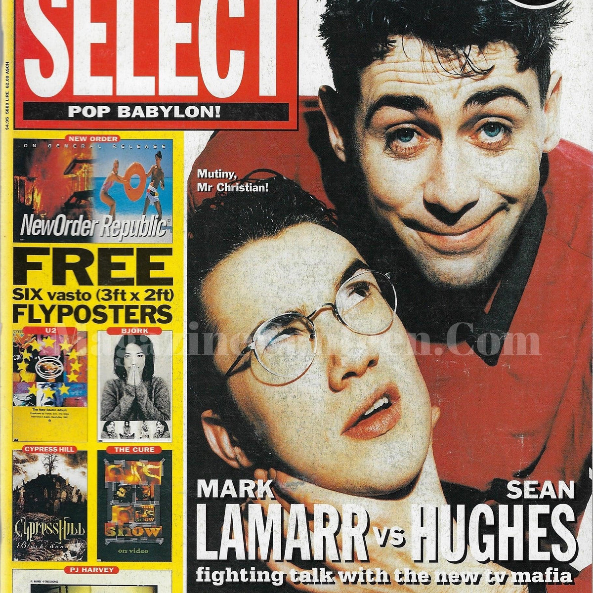Select Magazine - Mark Lamarr & Sean Hughes – magazine canteen