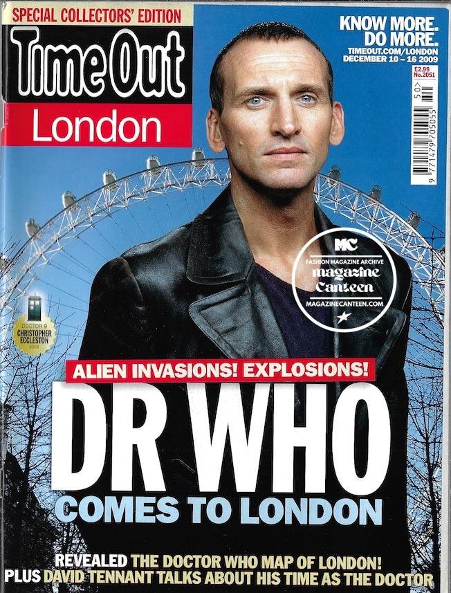 Time Out Magazine - Dr Who Christopher Eccleston – magazine canteen