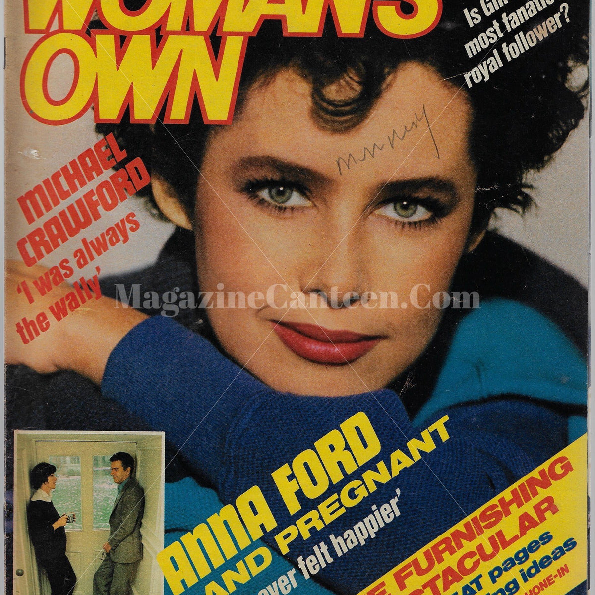 Woman's Own Magazine - Anna Ford Michael Crawford – magazine canteen