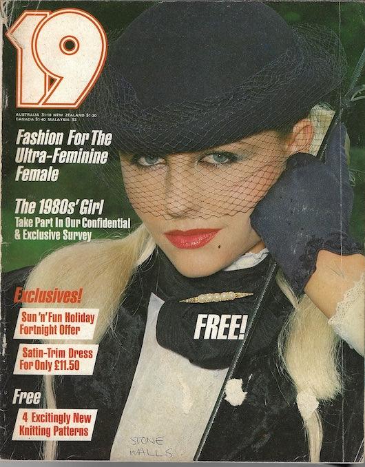 19 Magazine - David Anthony JANE GODDARD Toyah Willcox – magazine canteen