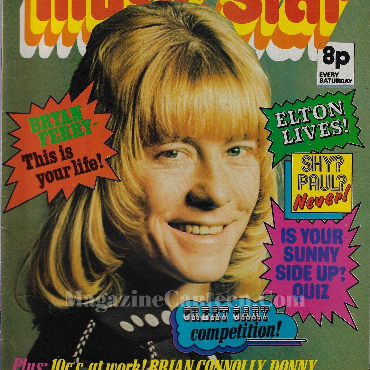 Music Star Magazine - Brian Connolly The Sweet 1974 – magazine canteen