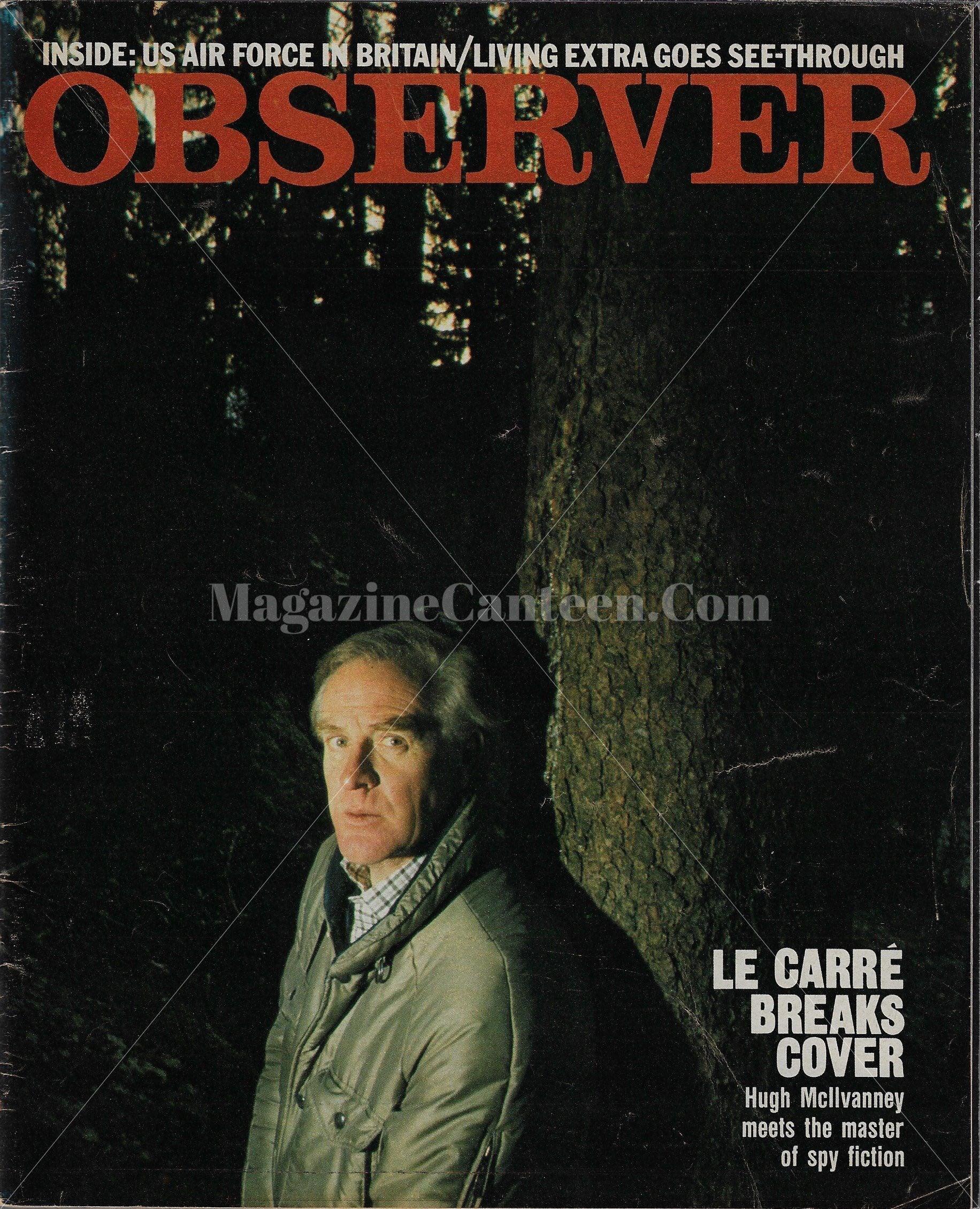 The Observer Magazine - John Le Carre – magazine canteen