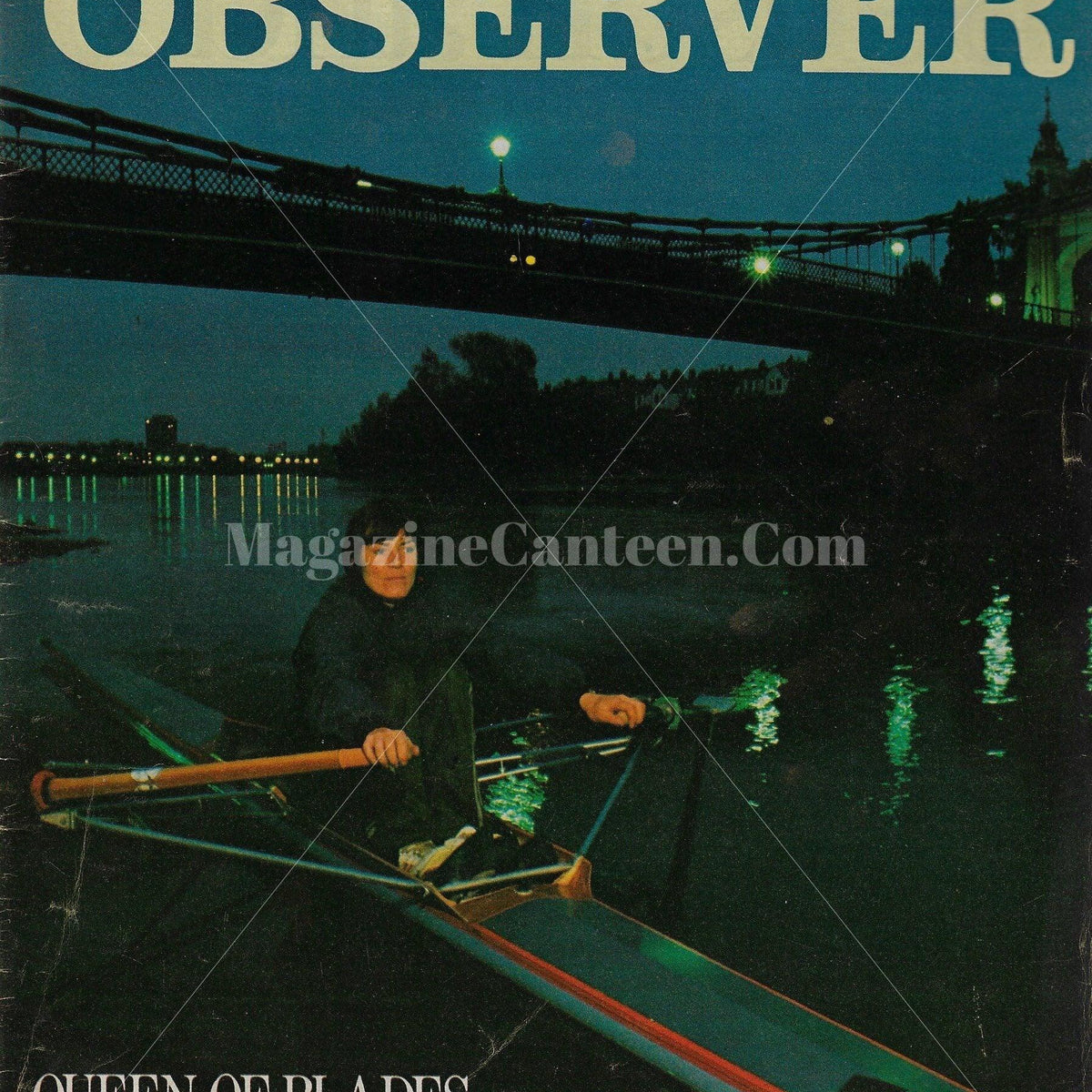 The Observer Magazine - Beryl Mitchell Cyril Smith – magazine canteen