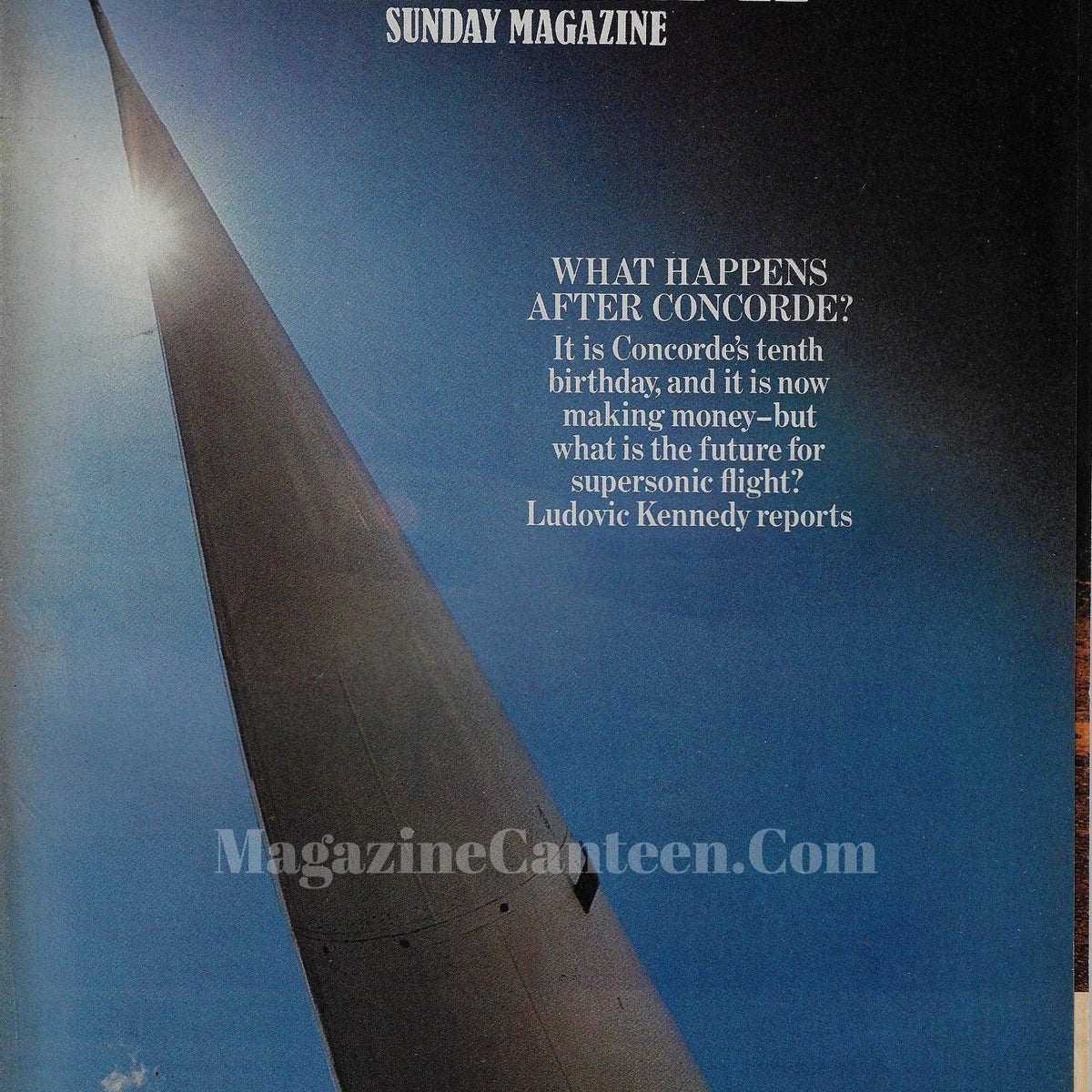 The Telegraph Magazine - Concorde – magazine canteen