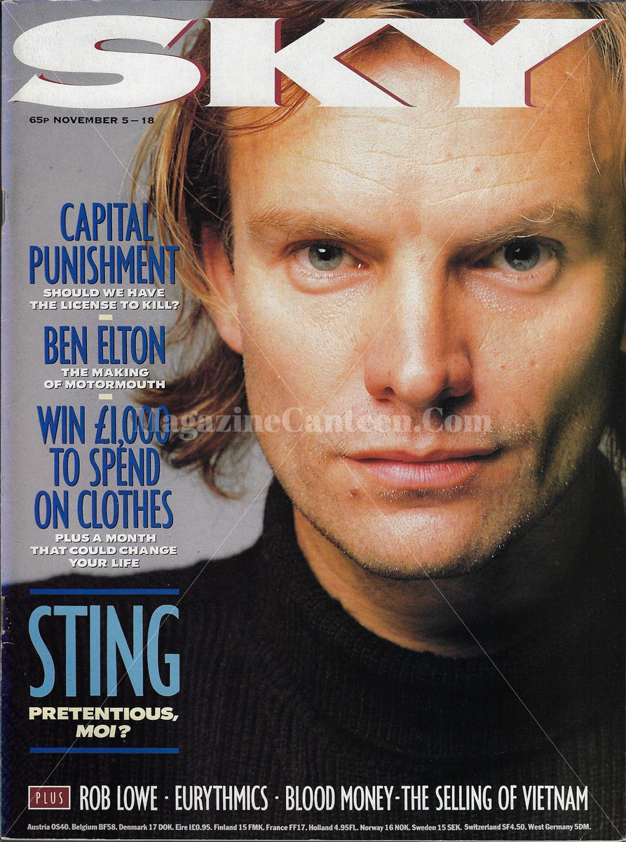 Sky Magazine - Sting The Police – magazine canteen