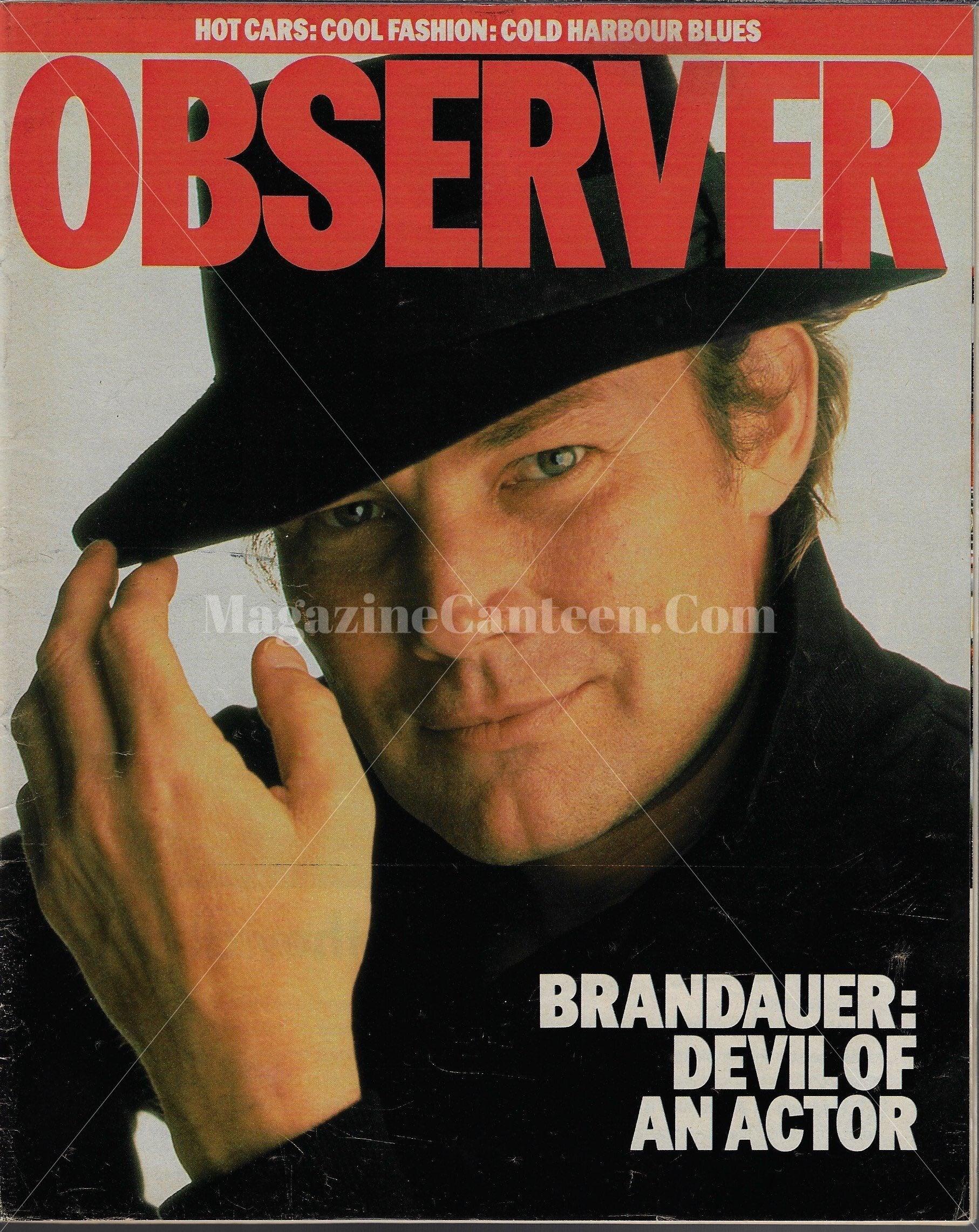 The Observer Magazine - Klaus Maria Brandauer Bruce Davidson – magazine ...