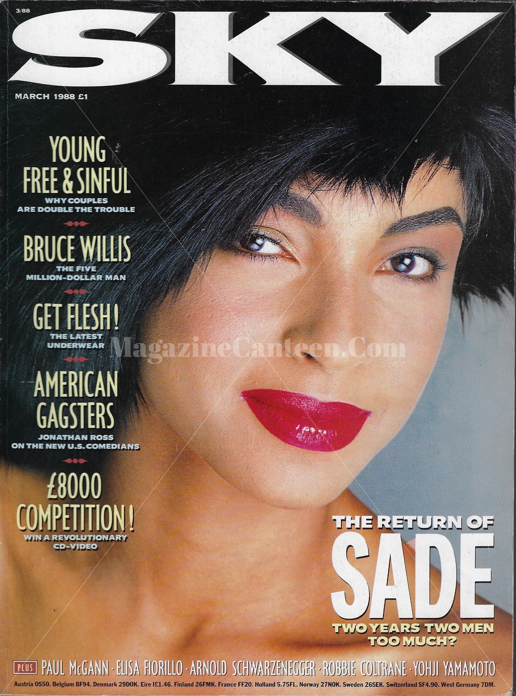 Sky Magazine - Sade Adu – magazine canteen