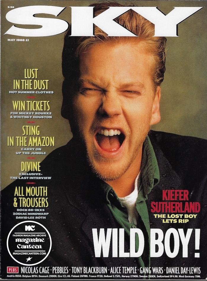 Sky Magazine - Kiefer Sutherland Michael Hutchence Daniel Day Lewis ...