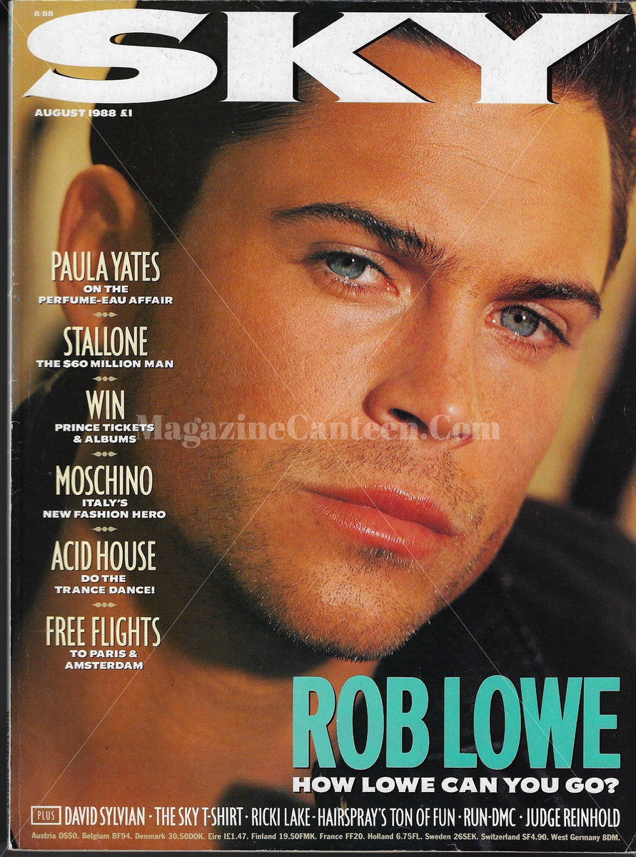 Sky Magazine - Rob Lowe – magazine canteen