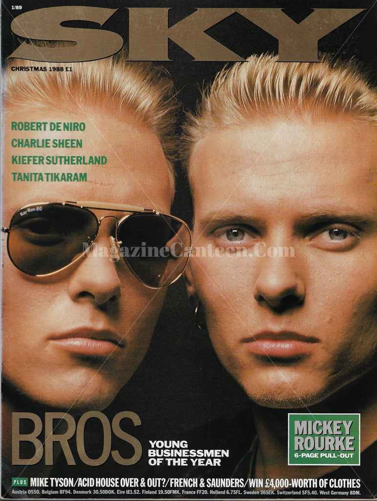 Sky Magazine - Matt & Luke Goss Bros – magazine canteen