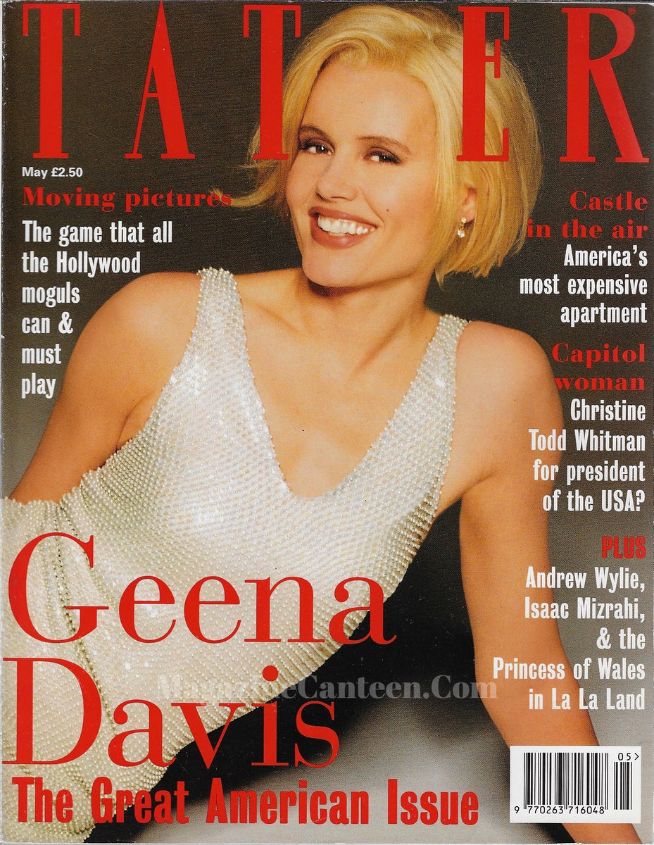 Tatler Magazine - Geena Davis – magazine canteen