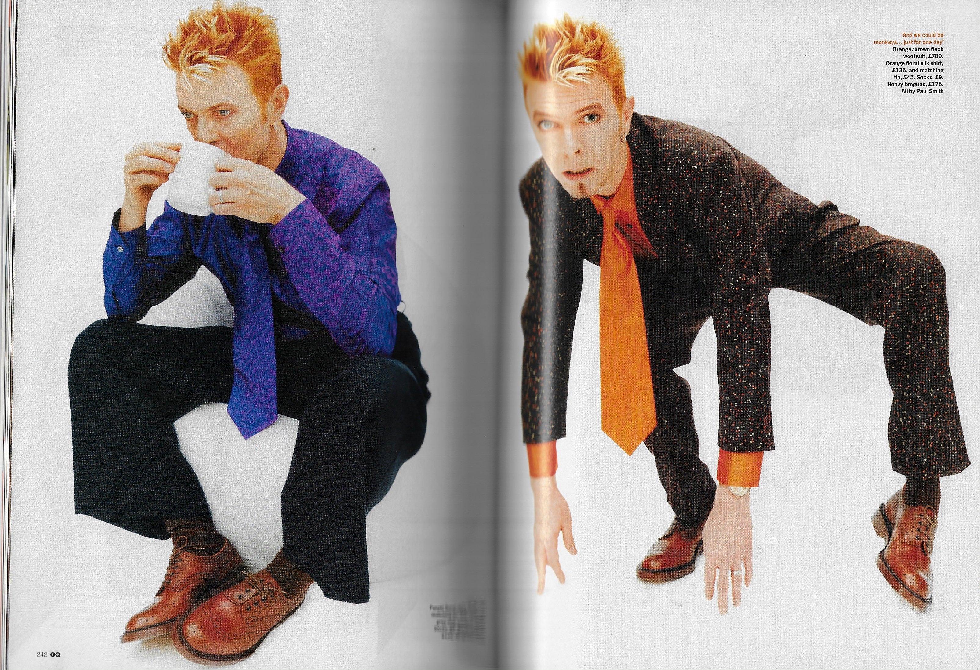 GQ Magazine October 1997 - Paul Whitehouse – magazine canteen