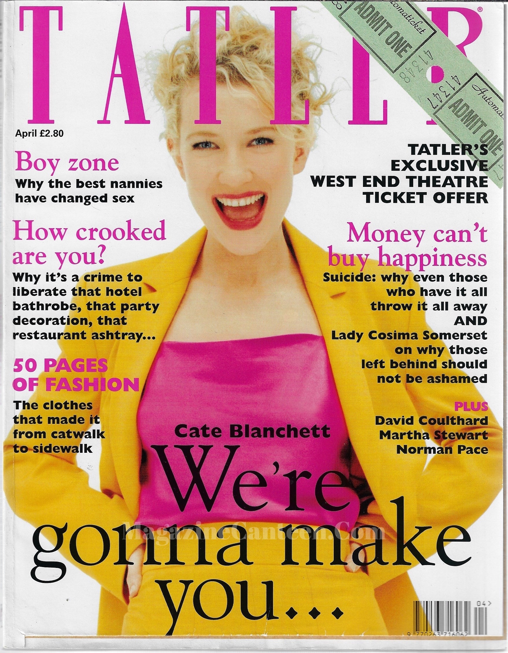 Tatler Magazine - Cate Blanchett – magazine canteen