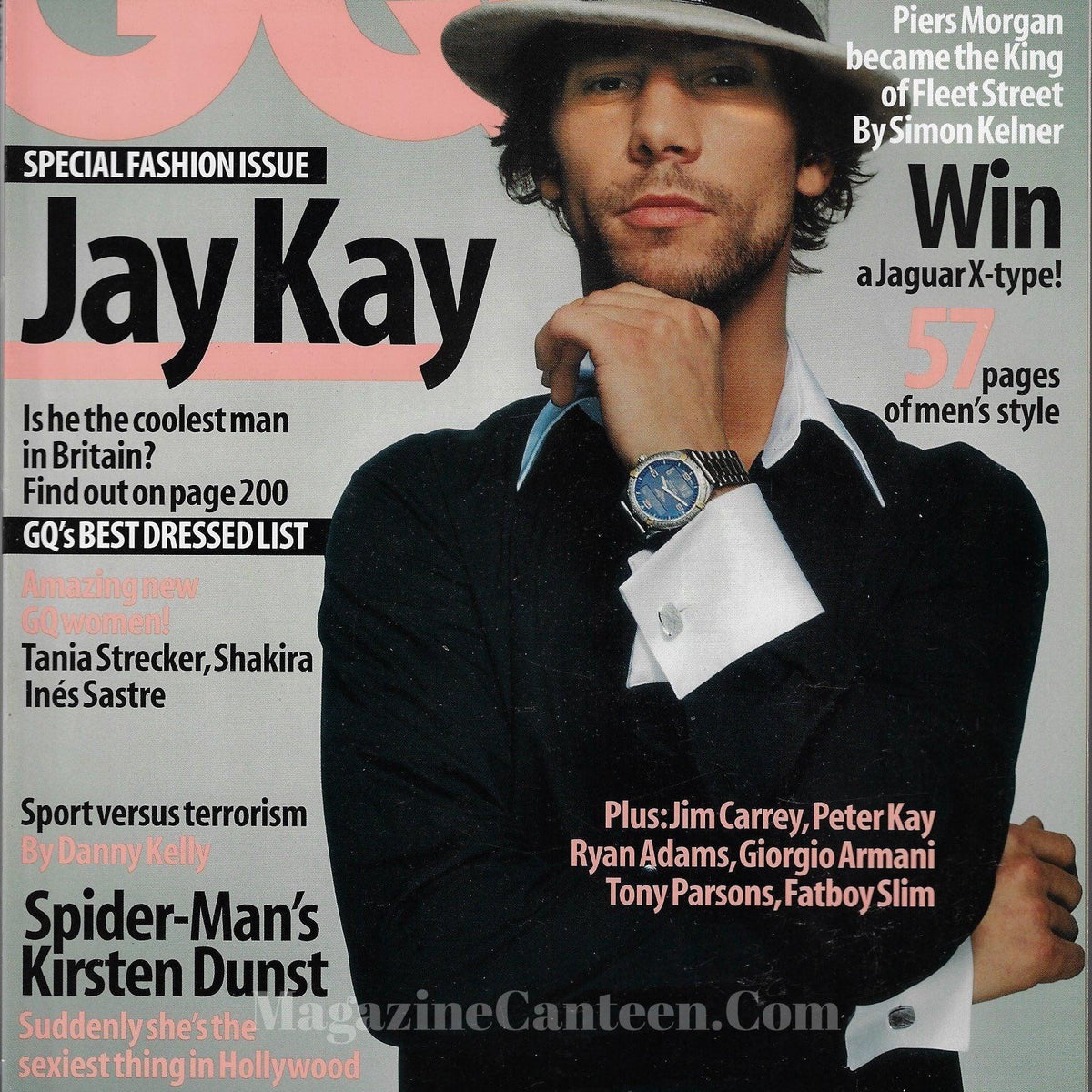 GQ Magazine April 2002 Jay Kay - Jamiroquai – magazine canteen
