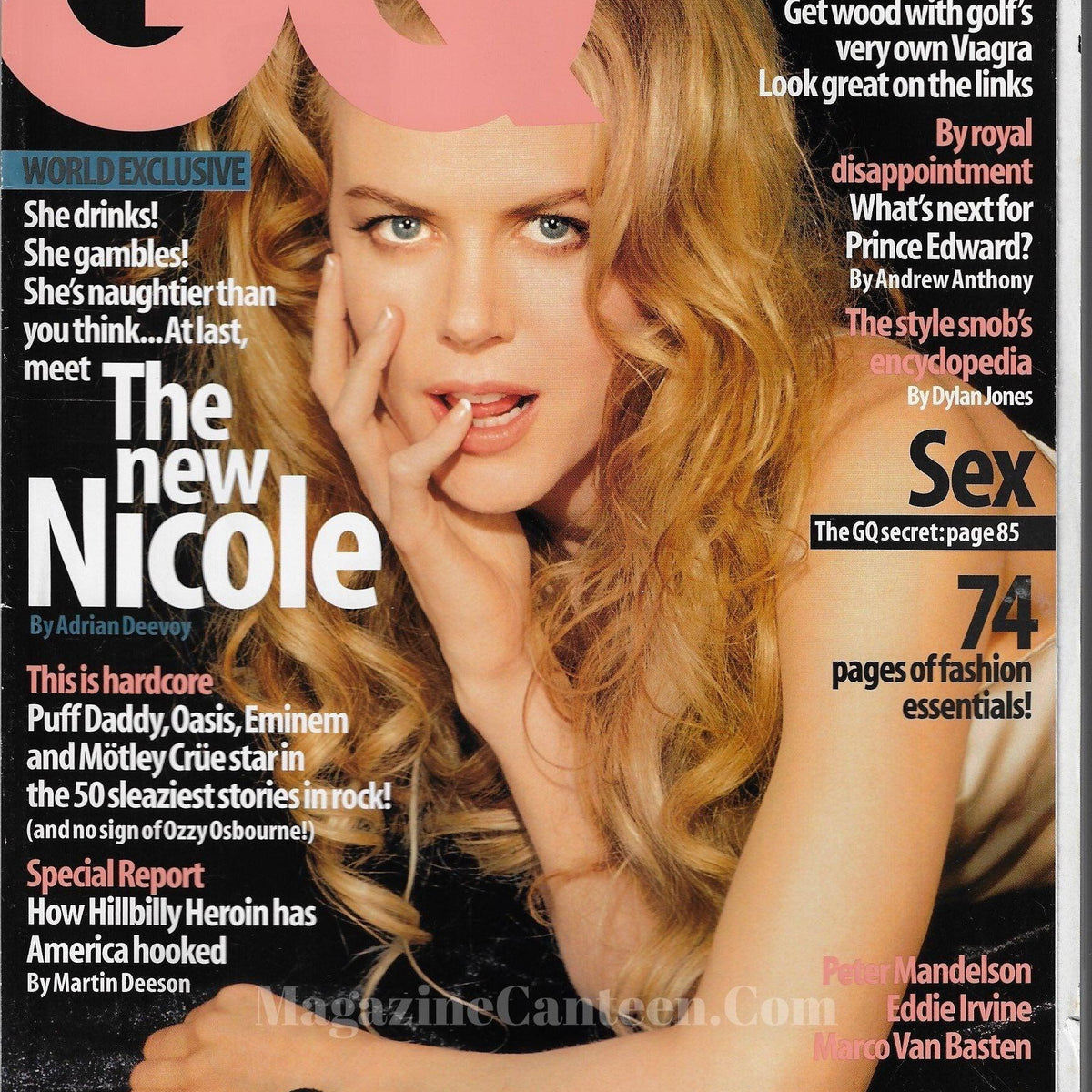 GQ Magazine August 2002 - Nicole Kidman – magazine canteen