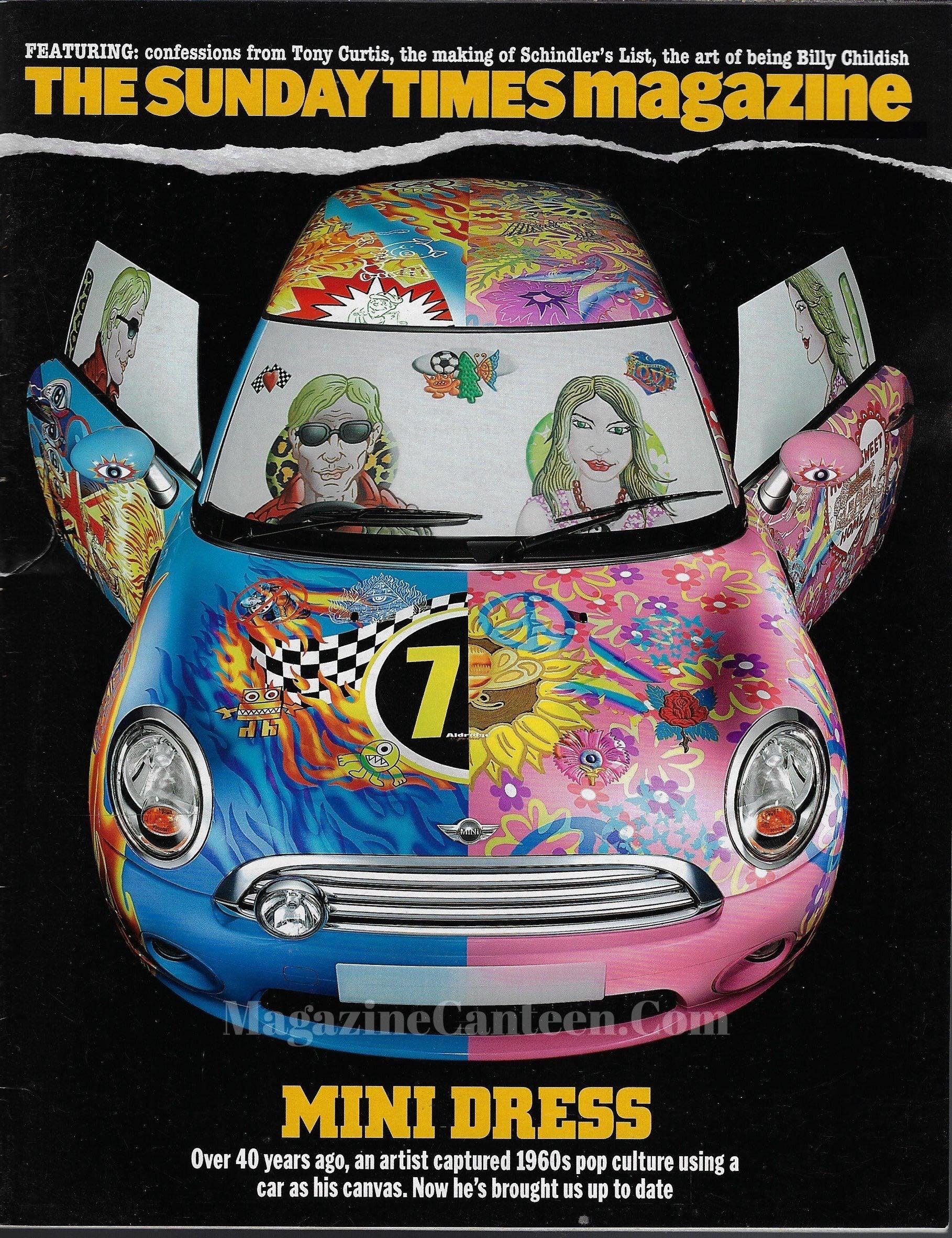 The Sunday Times Magazine - Billy Childish Alan Aldridge – magazine canteen