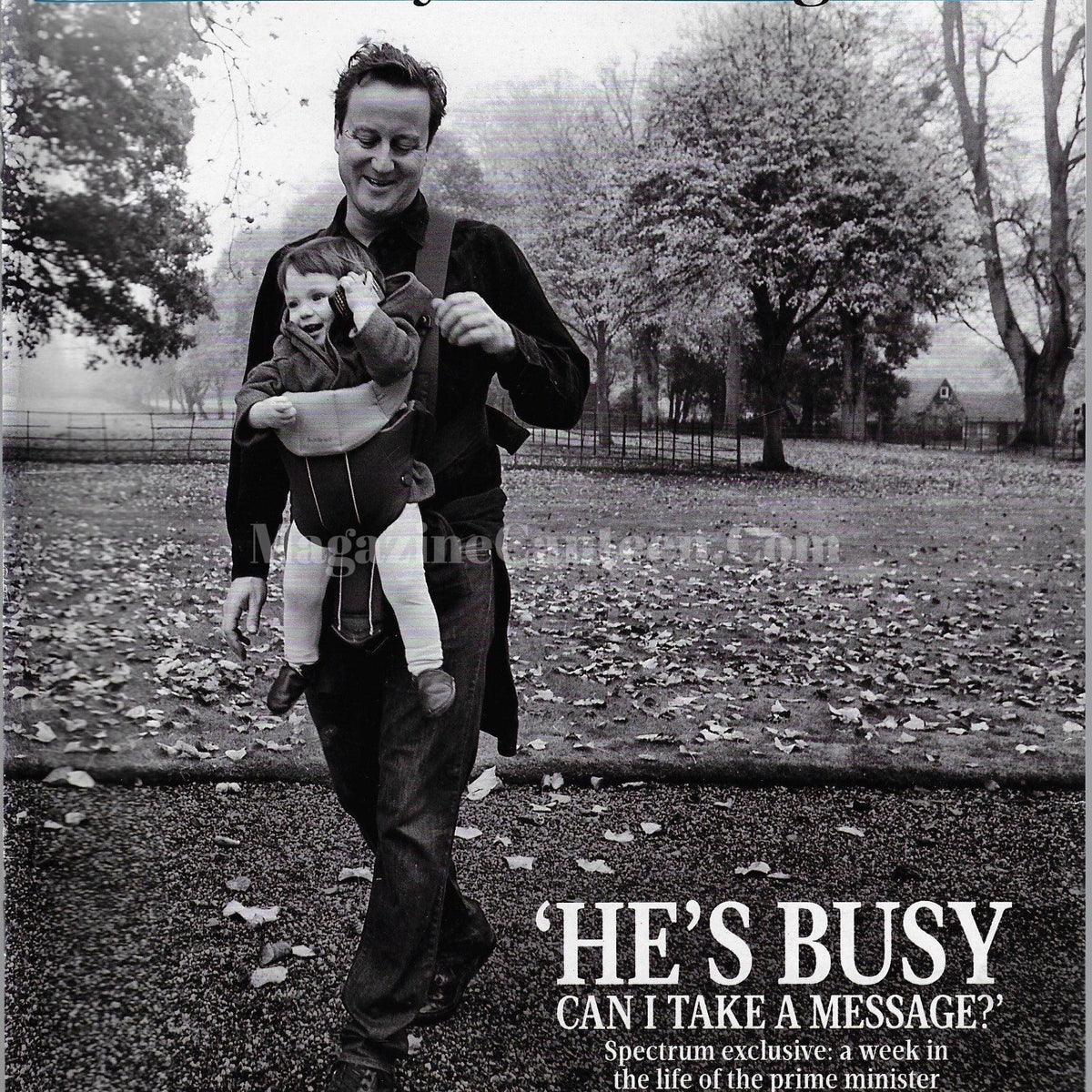 The Sunday Times Magazine - David Cameron – magazine canteen