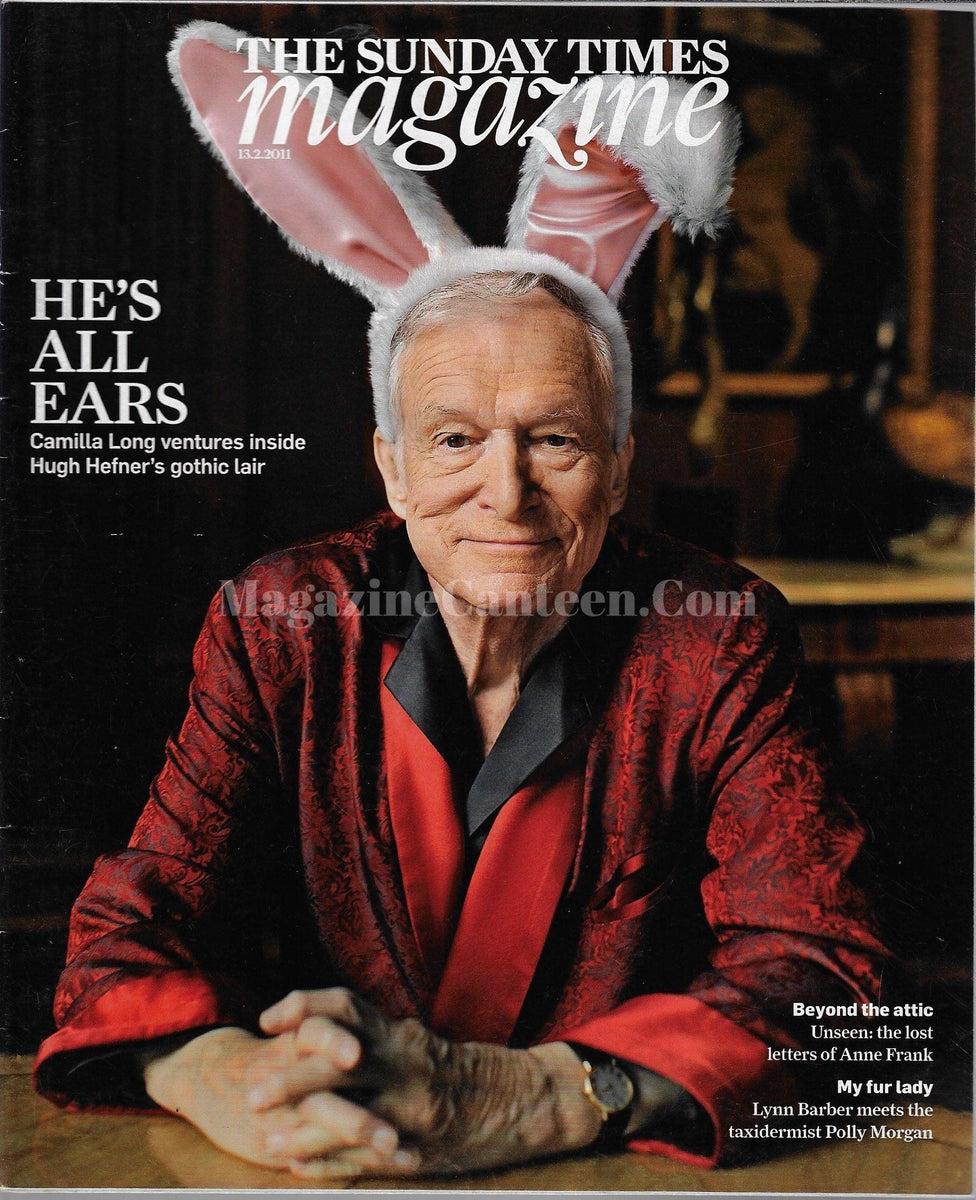 The Sunday Times Magazine - Hugh Hefner – magazine canteen