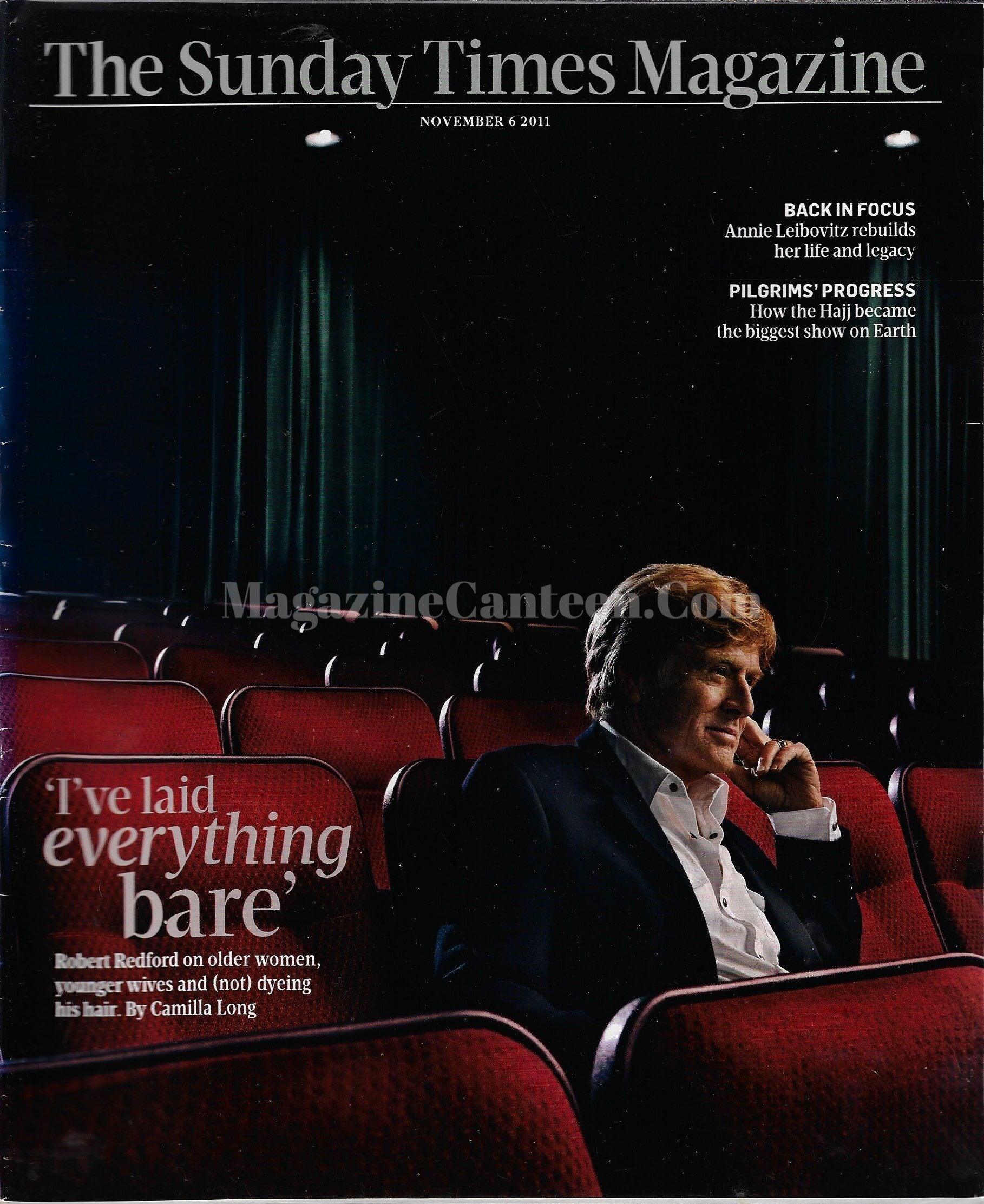 The Sunday Times Magazine - Robert Redford – magazine canteen