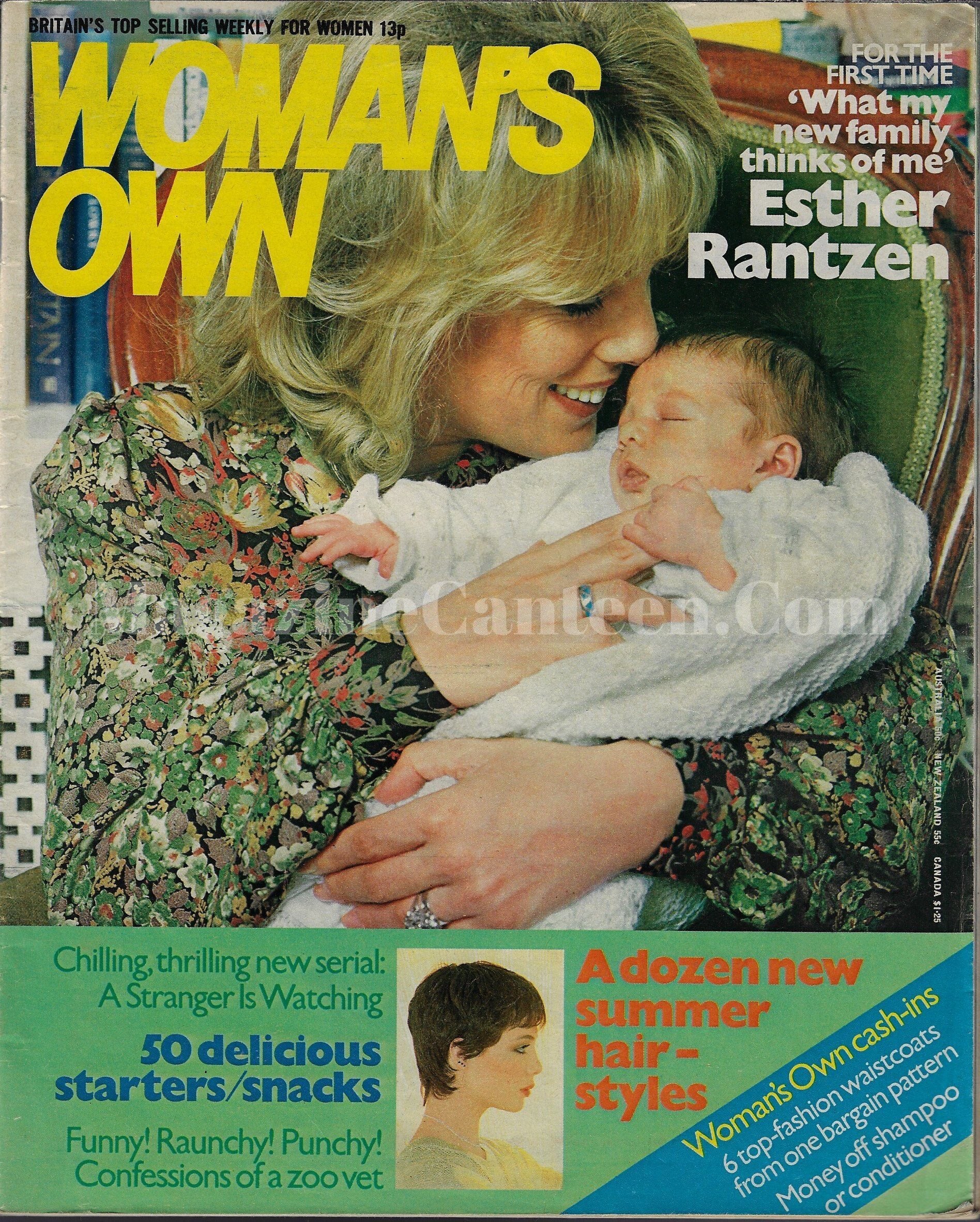 Woman's Own Magazine - Esther Rantzen – magazine canteen