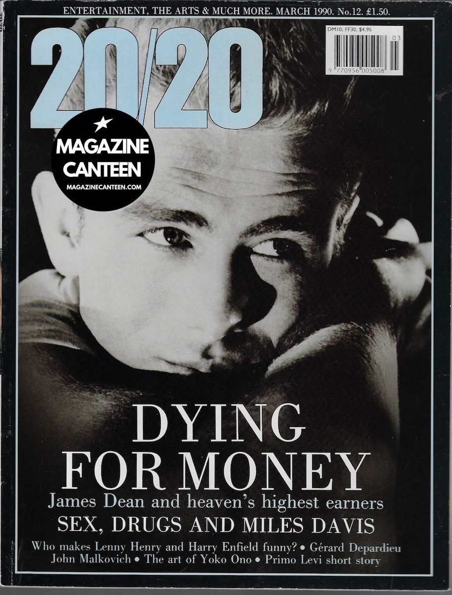 20/20 Magazine - James Dean JOHN MALKOVICH Yoko Ono – magazine canteen