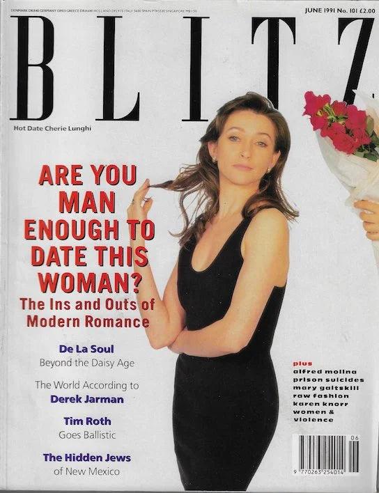 Blitz Magazine - Cherie Lunghi Tim Roth Derek Jarman – magazine canteen