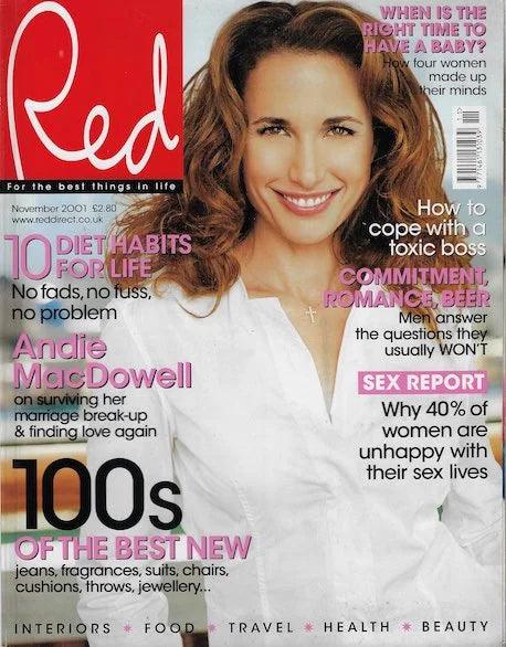 Red Magazine - Andie MacDowell – magazine canteen