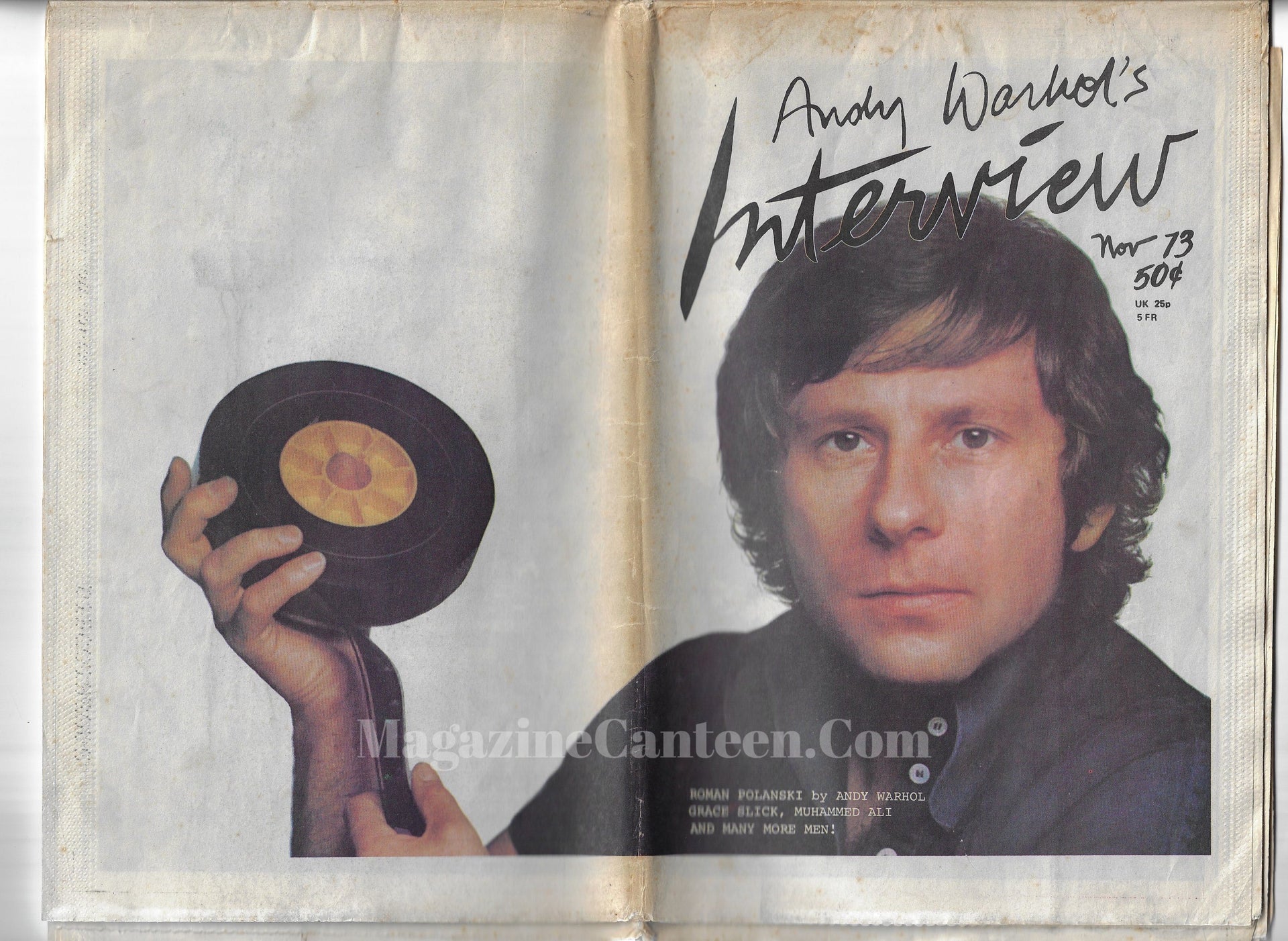 Interview Magazine 1973 - Roman Polanski – magazine canteen