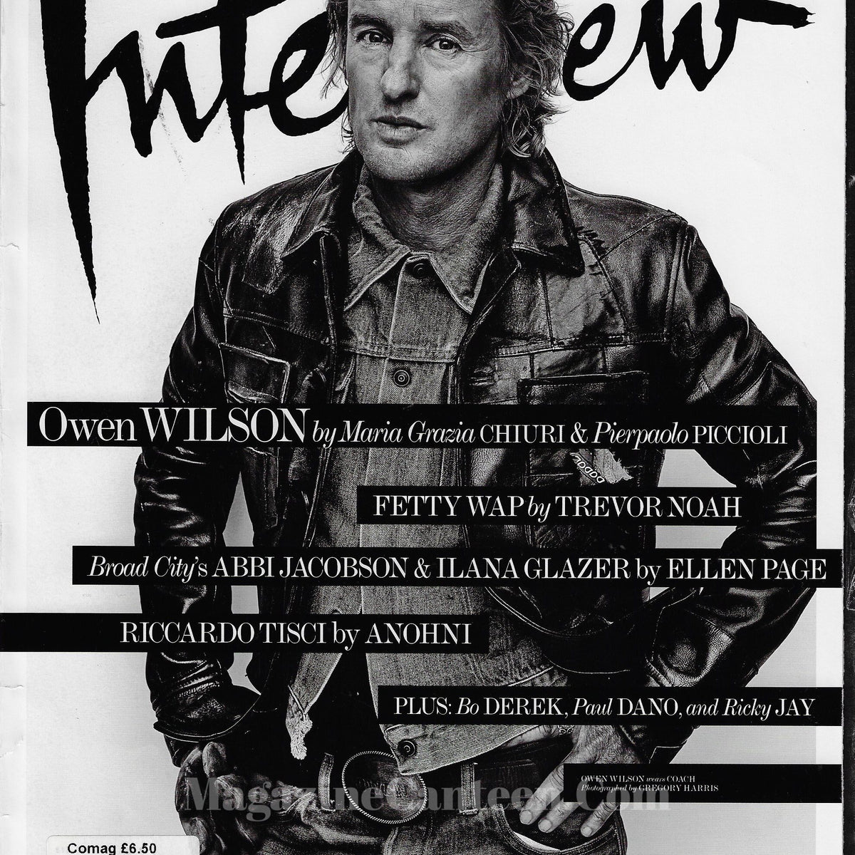 Interview Magazine - Owen Wilson – magazine canteen