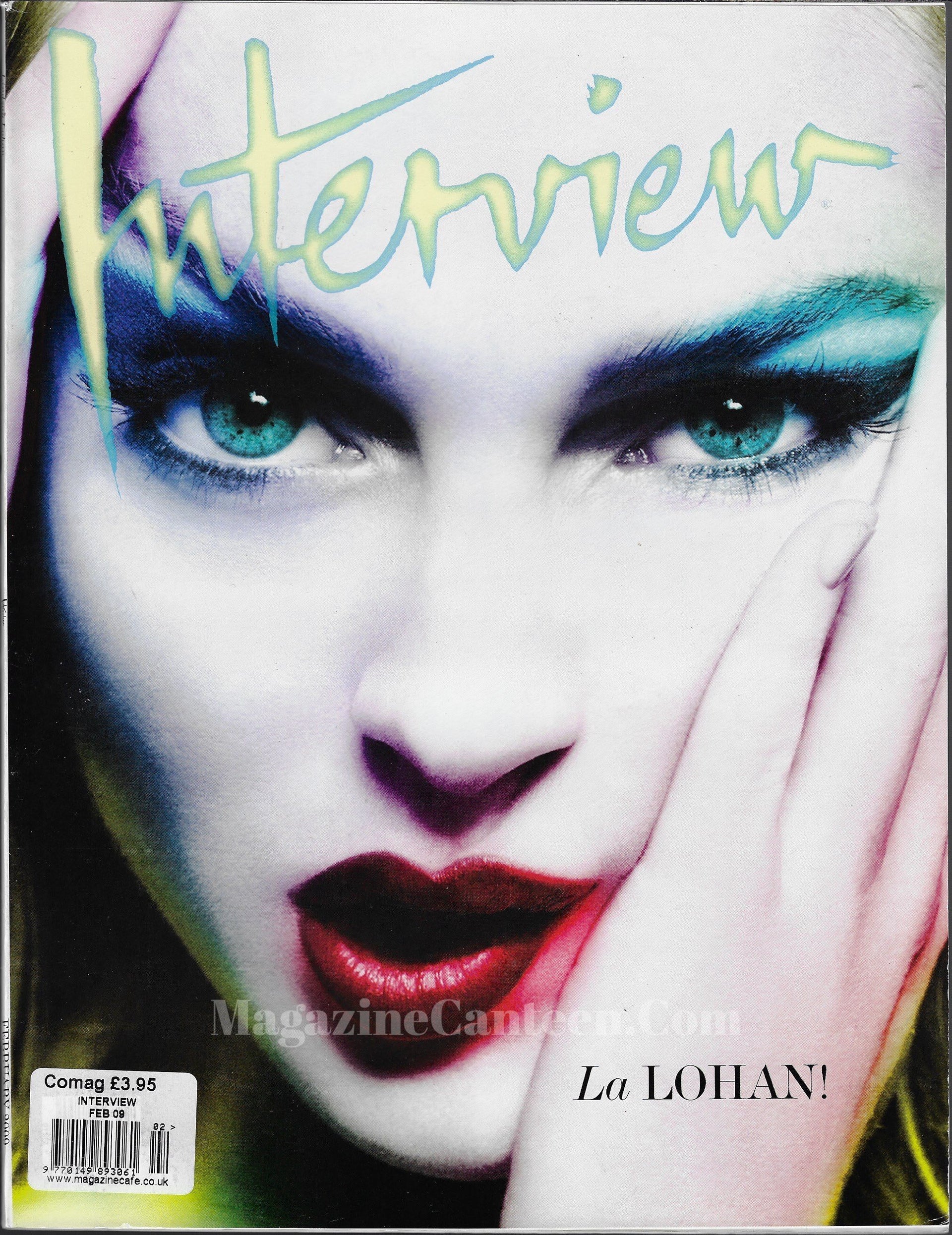 Interview Magazine - Lindsay Lohan – magazine canteen