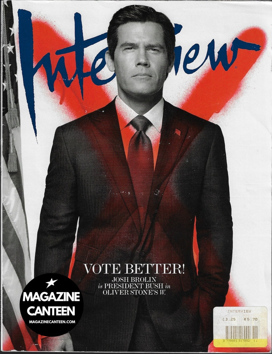 Interview Magazine - Josh Brolin B LARA STONE David Byrne – magazine ...